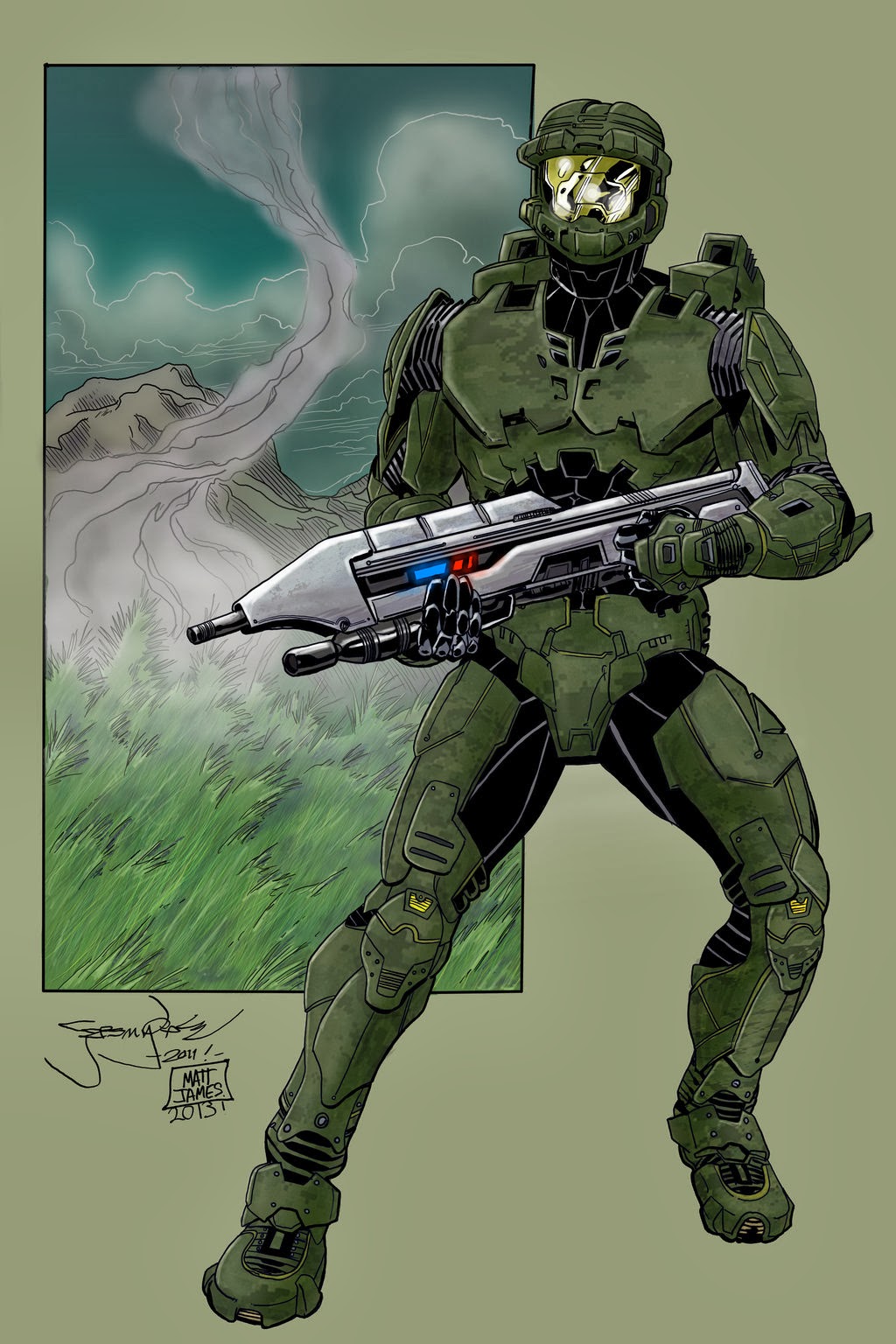 This week's inks and colours.. |Matt James Comic and Graphic Art