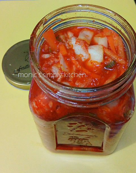 Resep Mak Kimchi (Simple Kimchi) - Monic's Simply Kitchen