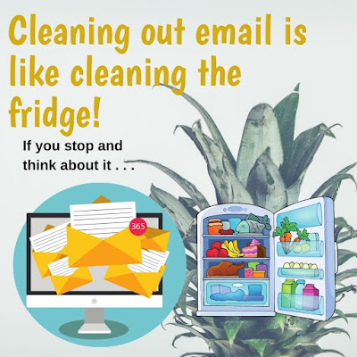 Writers On The Move: Cleaning Out Email is Like Cleaning the Fridge