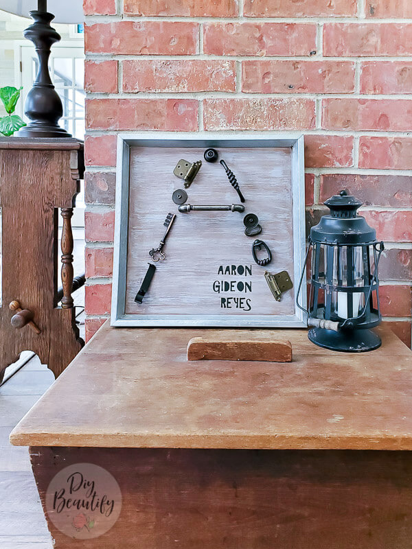 How to Make an Industrial Initial Sign - DIY Beautify - Creating Beauty ...