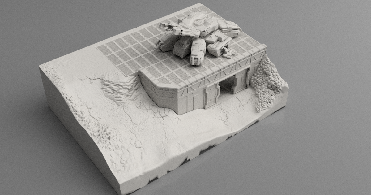 WIP - Siege Tank Diorama | The3Dprinting 3D print Dioramas, Models and ...