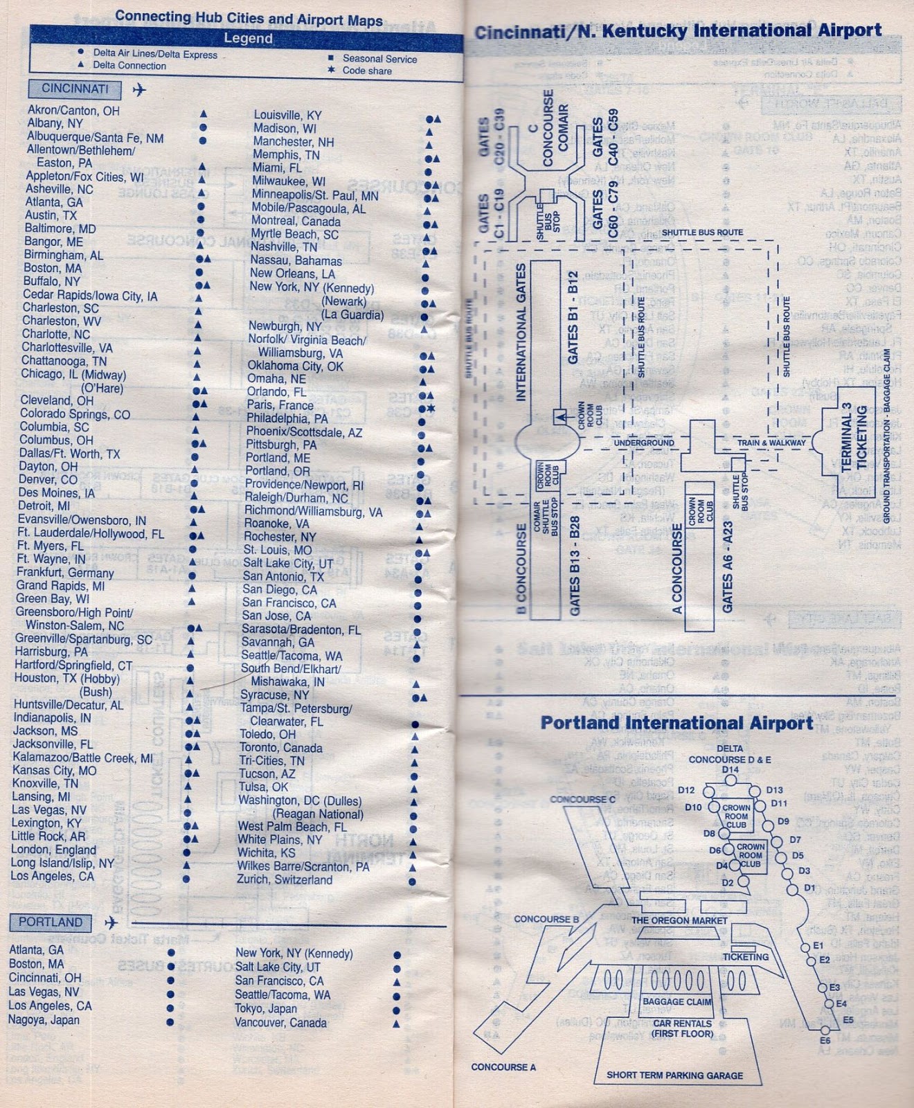 Airline memorabilia: Delta (2000)