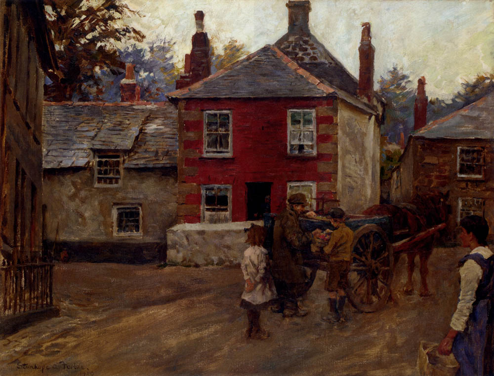 Irish Artist "Stanhope Forbes" - A Plein Air Genre Painter
