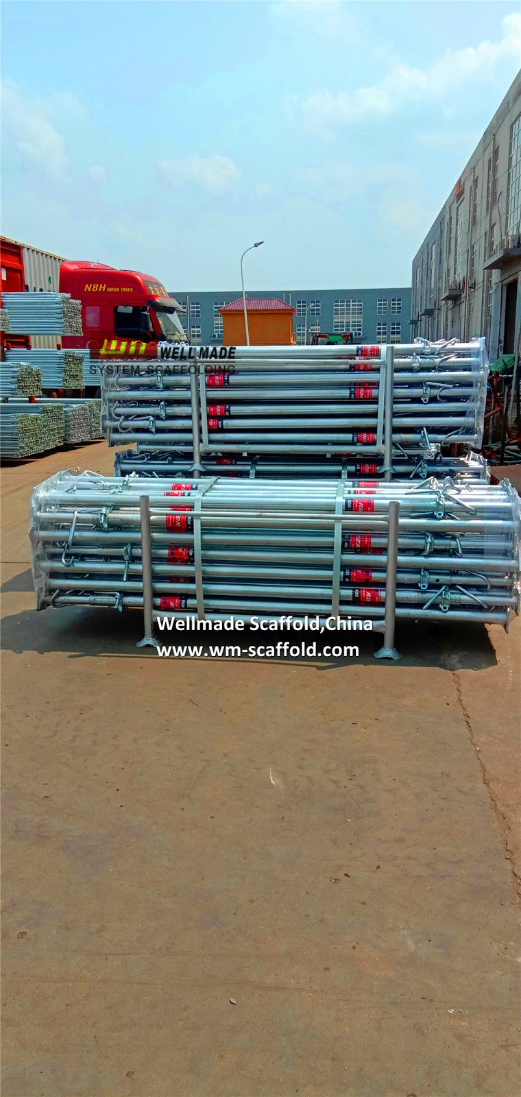 Galvanized Steel Props to Europe - Scaffolding Shoring Jacks Heavy Duty ...