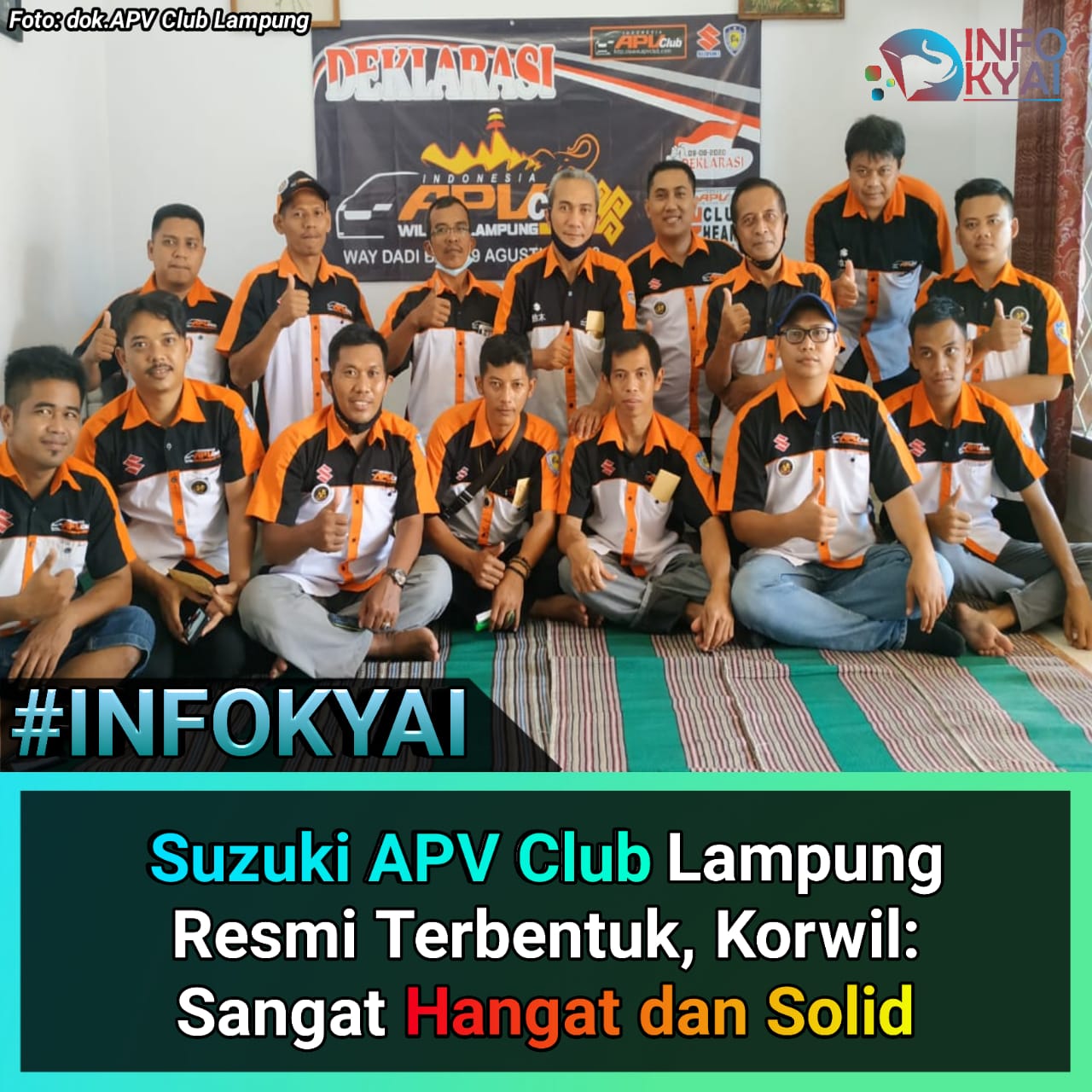 Suzuki APV Club Lampung Resmi Terbentuk, Korwil: Sangat Hangat dan Solid