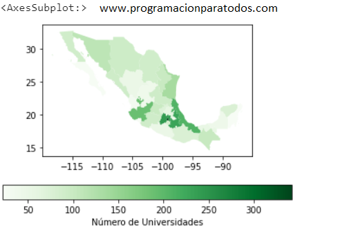 Ejemplos Python para hacer gráficas en mapas