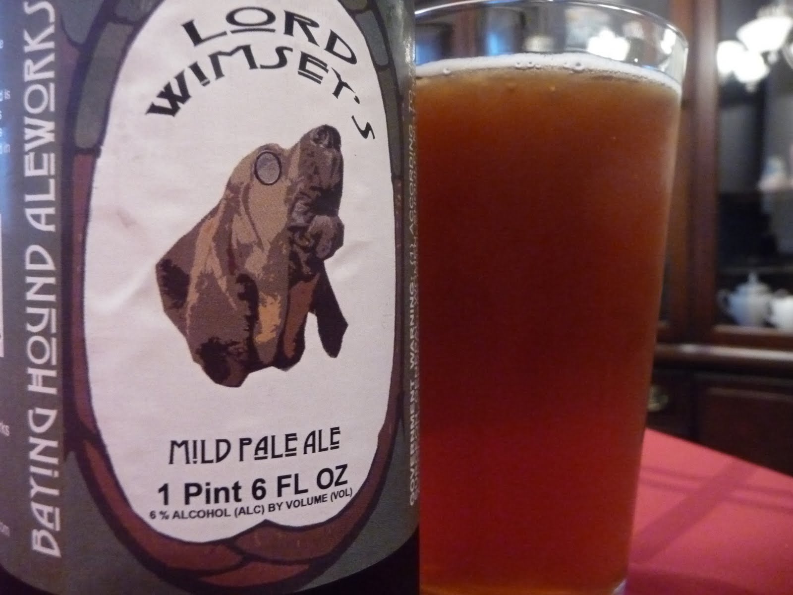 Chef Bolek: Baying Hound Aleworks Lord Wimsey's Mild Pale Ale