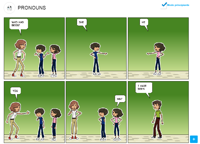 Ingles Con Willi: PRONOUNS COMIC