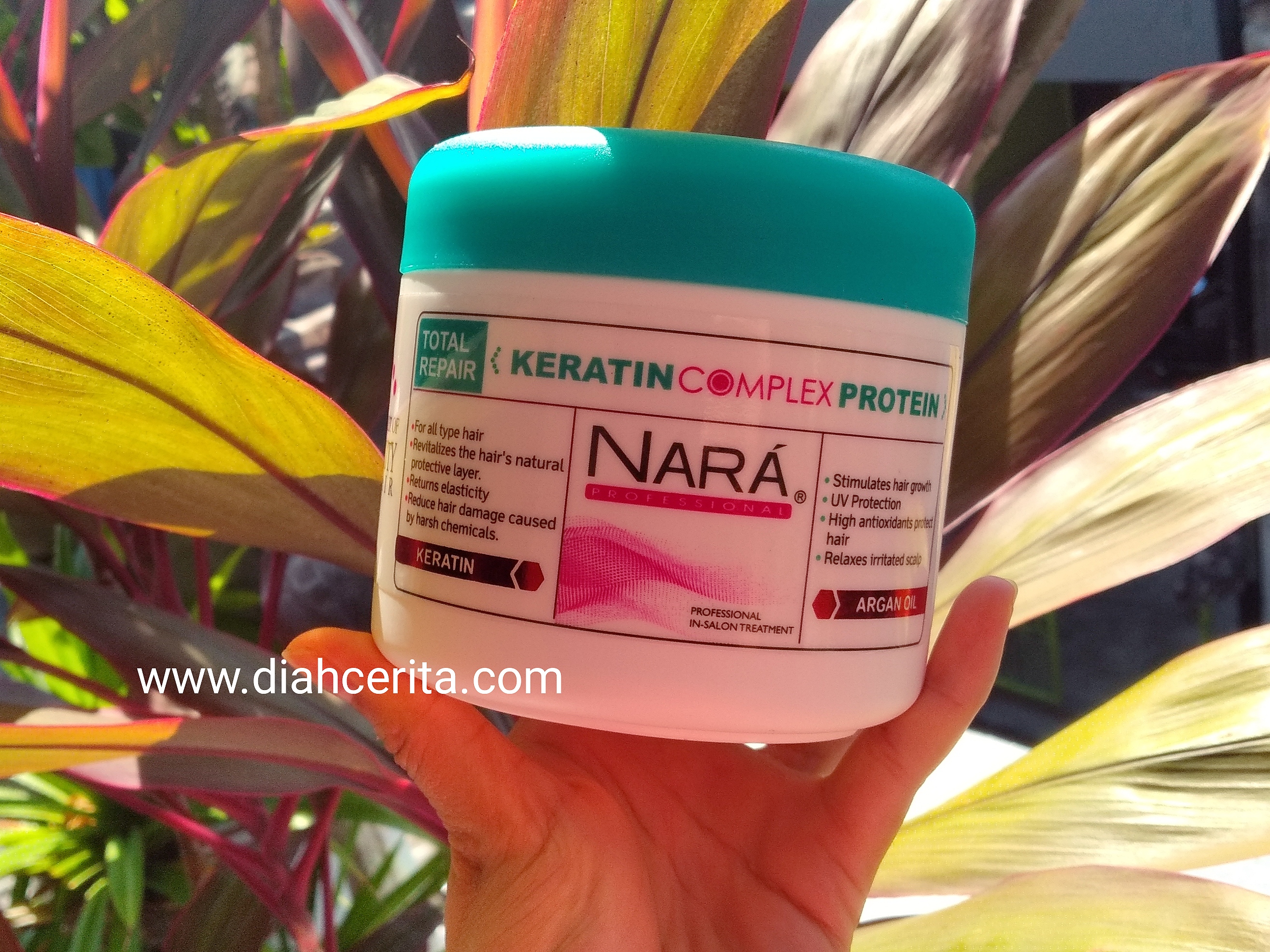 REVIEW : NARA Professional Keratin Complex Protein Hair Mask dan Hair Serum
