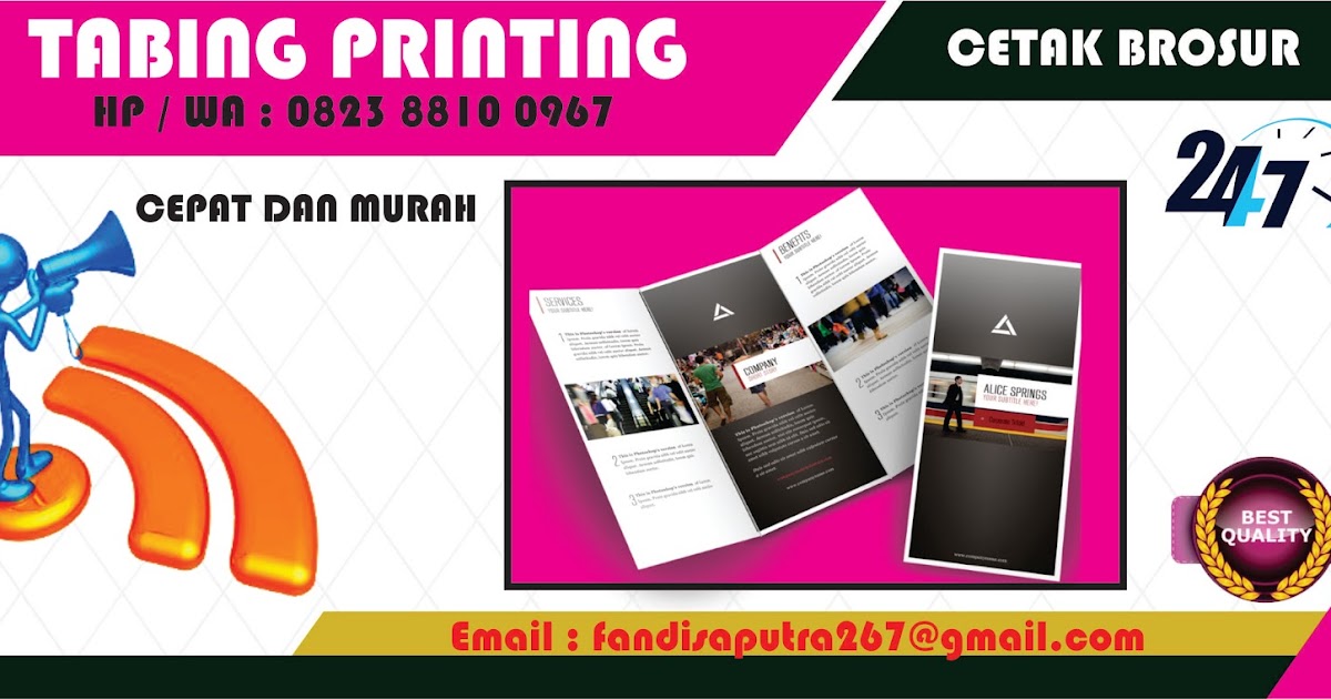 Cetak Brosur Murah 24 Jam Jakarta Timur - Tabing Printing