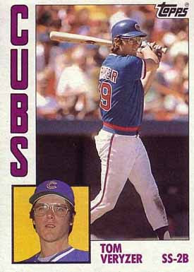 80's Cubs Cards: 1984 Topps Chicago Cubs Checklist With Updates