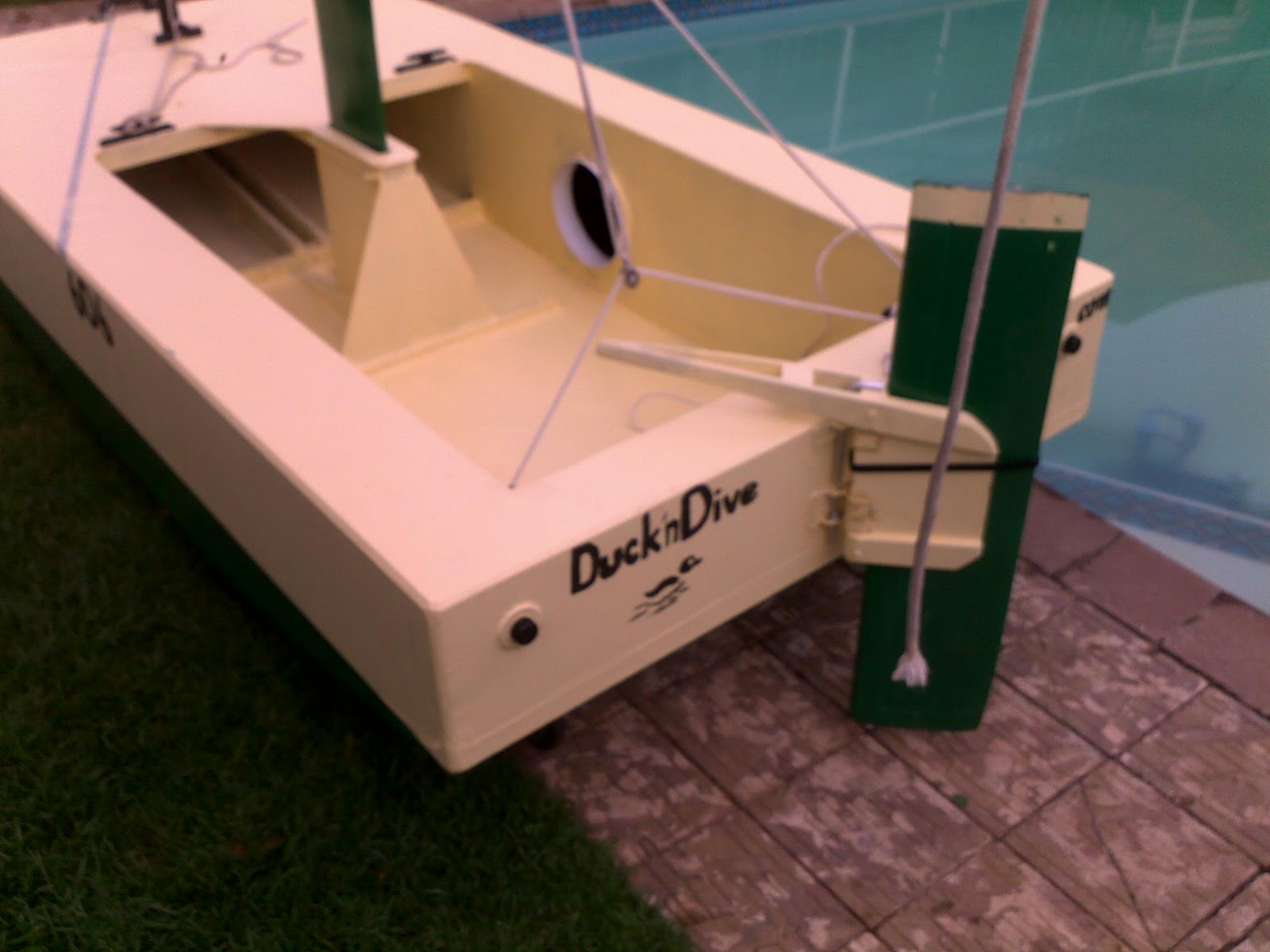 CKD Boats - Roy Mc Bride: Puddle Duck Racer gets wet
