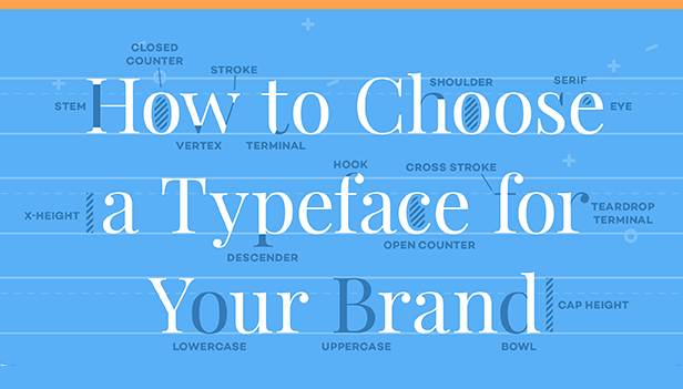 How To Choose A Typeface For Your Brand - #infographic