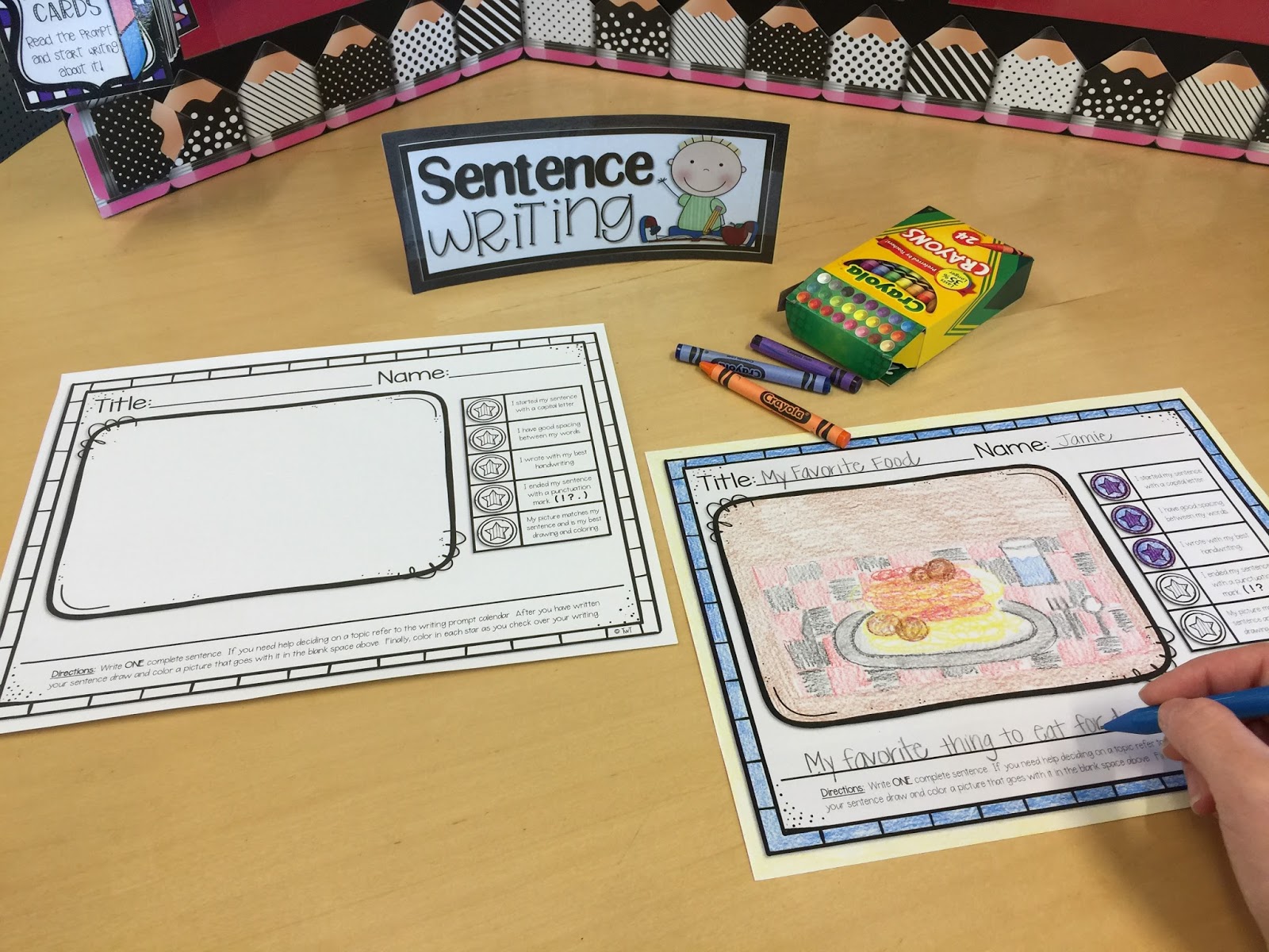 Teaching With Terhune: Writing Center Board with Tons of Activities for ...