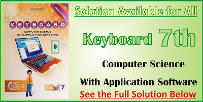 Keyboard Computer Science Class 7th (Unit 1 to 6)