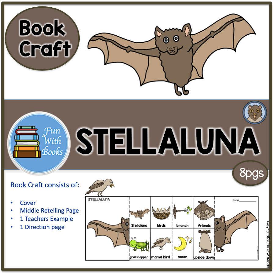 STELLALUNA BOOK CRAFT ~ Book Units by Lynn