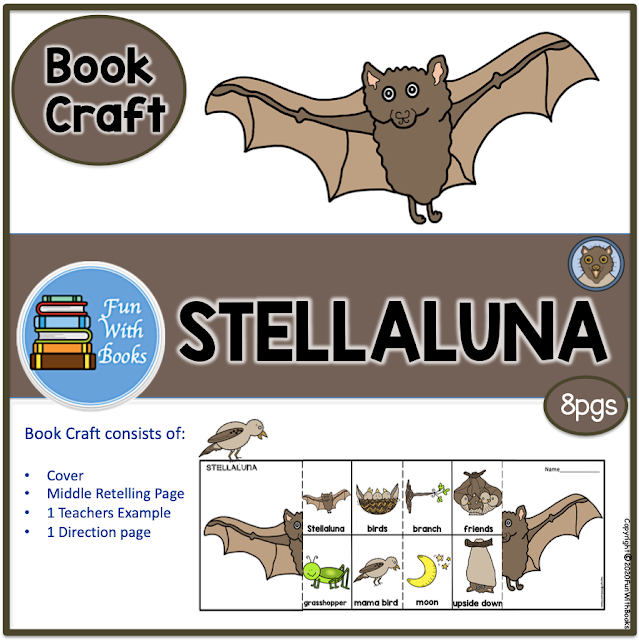 STELLALUNA BOOK CRAFT ~ Book Units by Lynn