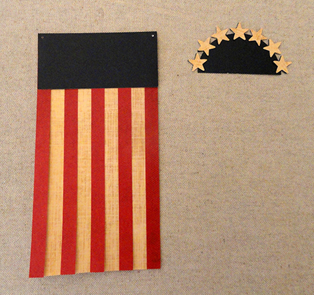 Needles 'n' Knowledge: Flag Banner Colonial Style