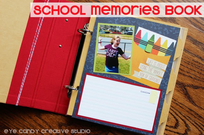 Eye Candy Creative Studio: CRAFT :: School Memories Book