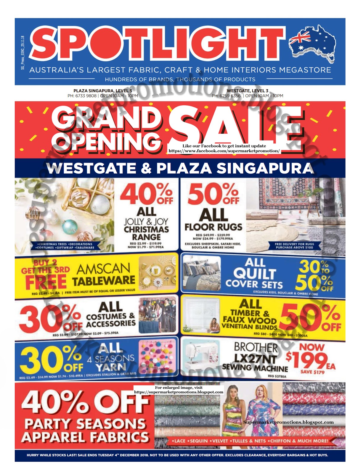 Spotlight Promotion 29 November - 04 December 2018 ~ Supermarket Promotions