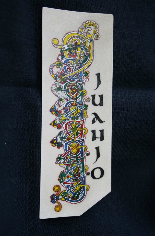 Fragmentos de manuscritos iluminados: Fragmento del libro de Kells