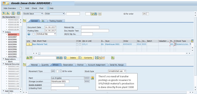 Production Planning in a cross plant set-up | SAP Online Guides