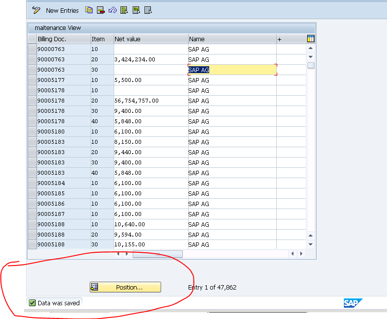 Table Maintenance Generator Sm30