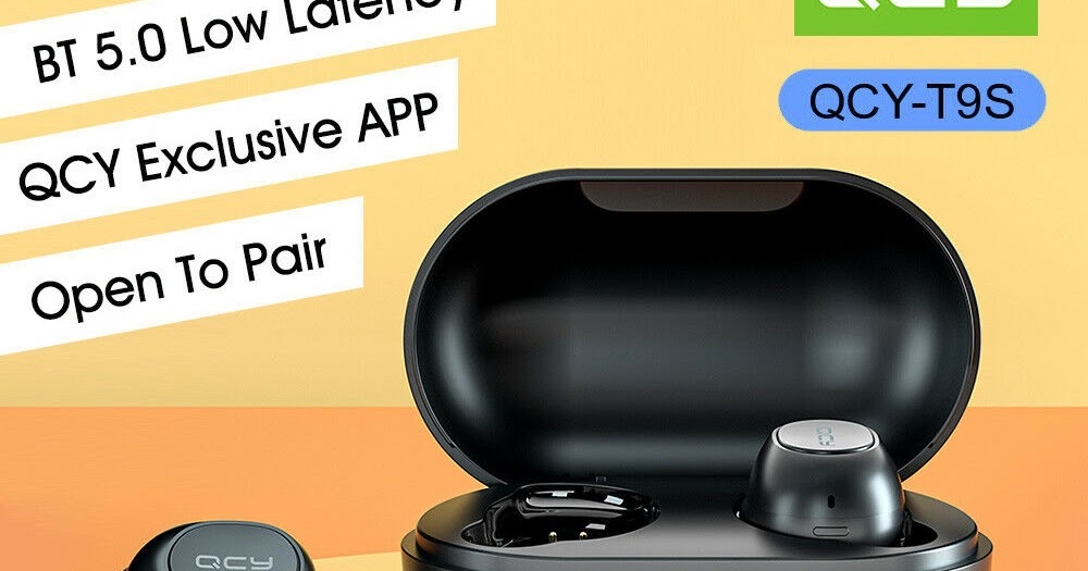 Earphones QCY T9S a €22.99 | Aberto até de Madrugada