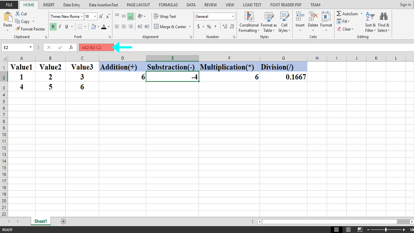 How to perform Basic Arithmetic Calculation in MS-Excel - Data analysis How to perform Basic Arithmetic Calculation in MS-Excel - Data analysis