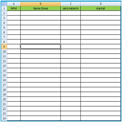 Blog Akademik: Cara Membuat Form Input Data Pada Microsoft Excel 2017