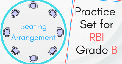Seating Arrangement Practice Set for RBI Grade B - BankExamsToday