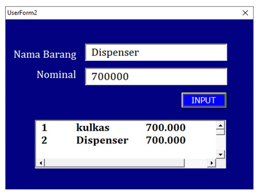 BELAJAR VBA EXCEL: MEMBUAT USERFORM INPUT SEDERHANA -EXCEL VBA BELAJAR VBA EXCEL: MEMBUAT USERFORM INPUT SEDERHANA -EXCEL VBA