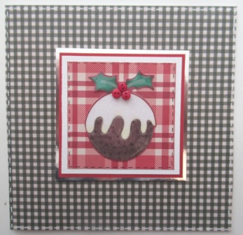 It's All Fiddle Fart: Very Simple Christmas Pudding Card