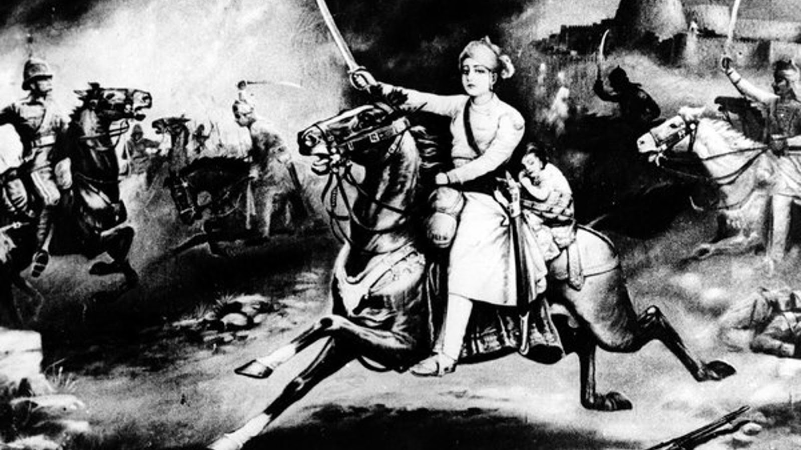 wonder | wander | world: woman of the world | Rani of Jhansi