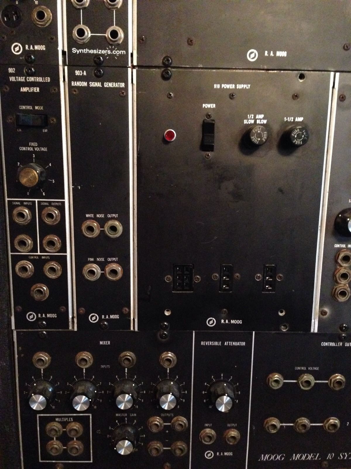 MATRIXSYNTH: RA Moog Modular 10 Analog Synthesizer