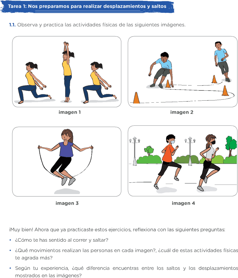 EDUCACION FISICA 1RO 2DO EXPERIENCIA 9 ACTIVIDAD 1 2 3 4 5 APRENDO EN CASA PRIMER SEGUNDO DE ...
