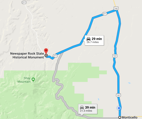 The Southwest Through Wide Brown Eyes: Newspaper Rock Travel Guide.