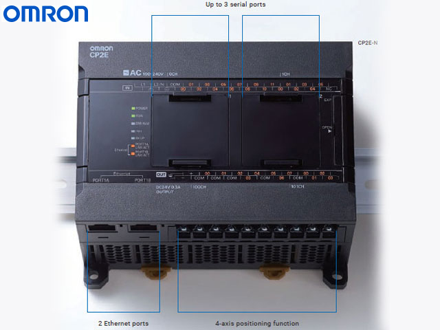 Omron CP2E Micro PLC, an efficient solution for a flexible production to respond and to ...