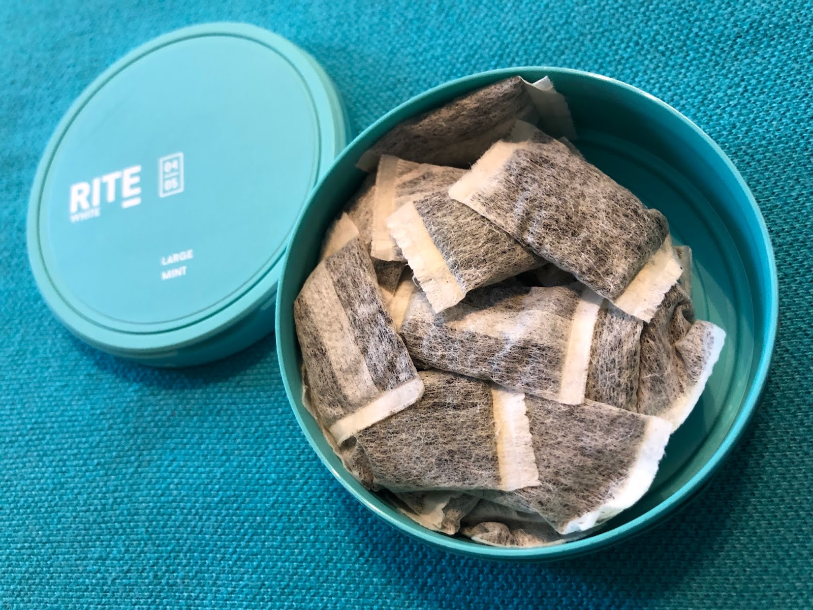 RITE Mint (Slim & Large) Snus - Review. 17 May 2020.