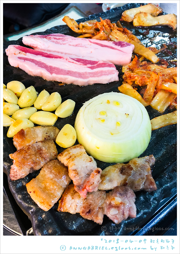 [Food] Samgyeopsal (삼겹살, Grilled Pork Belly) ~ peacebreeze