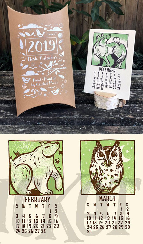 My Owl Barn: 2019 Calendar Round-Up Part 1