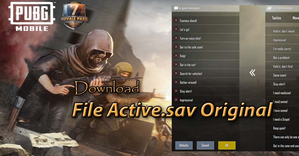 Download File Active.sav Original PUBG Mobile - Denpono Blog