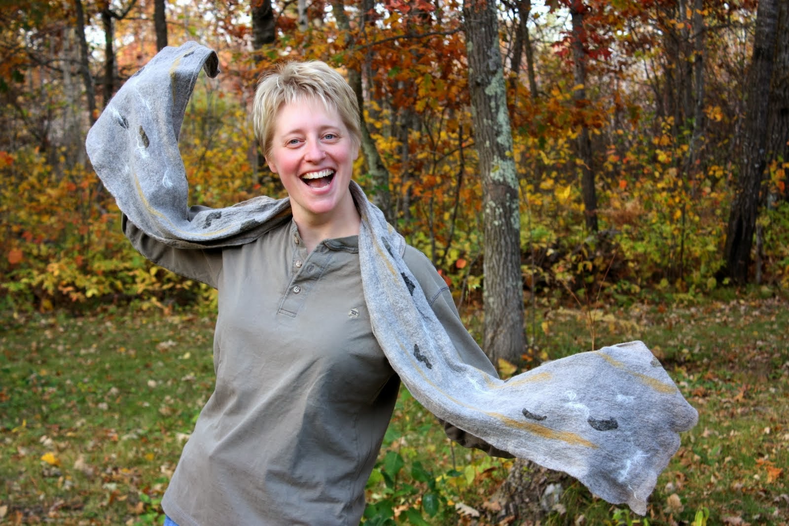 lil fish studios: a nuno scarf for Molly