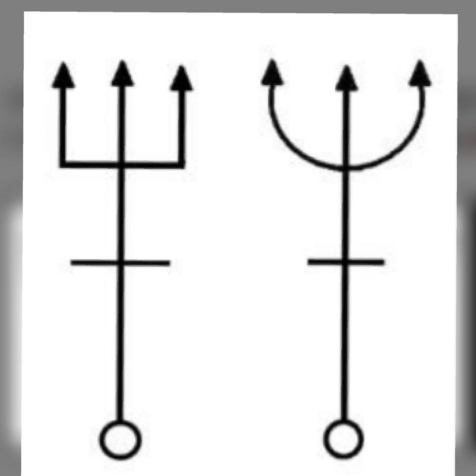 Símbolo De Exu E Pomba Gira - RETOEDU