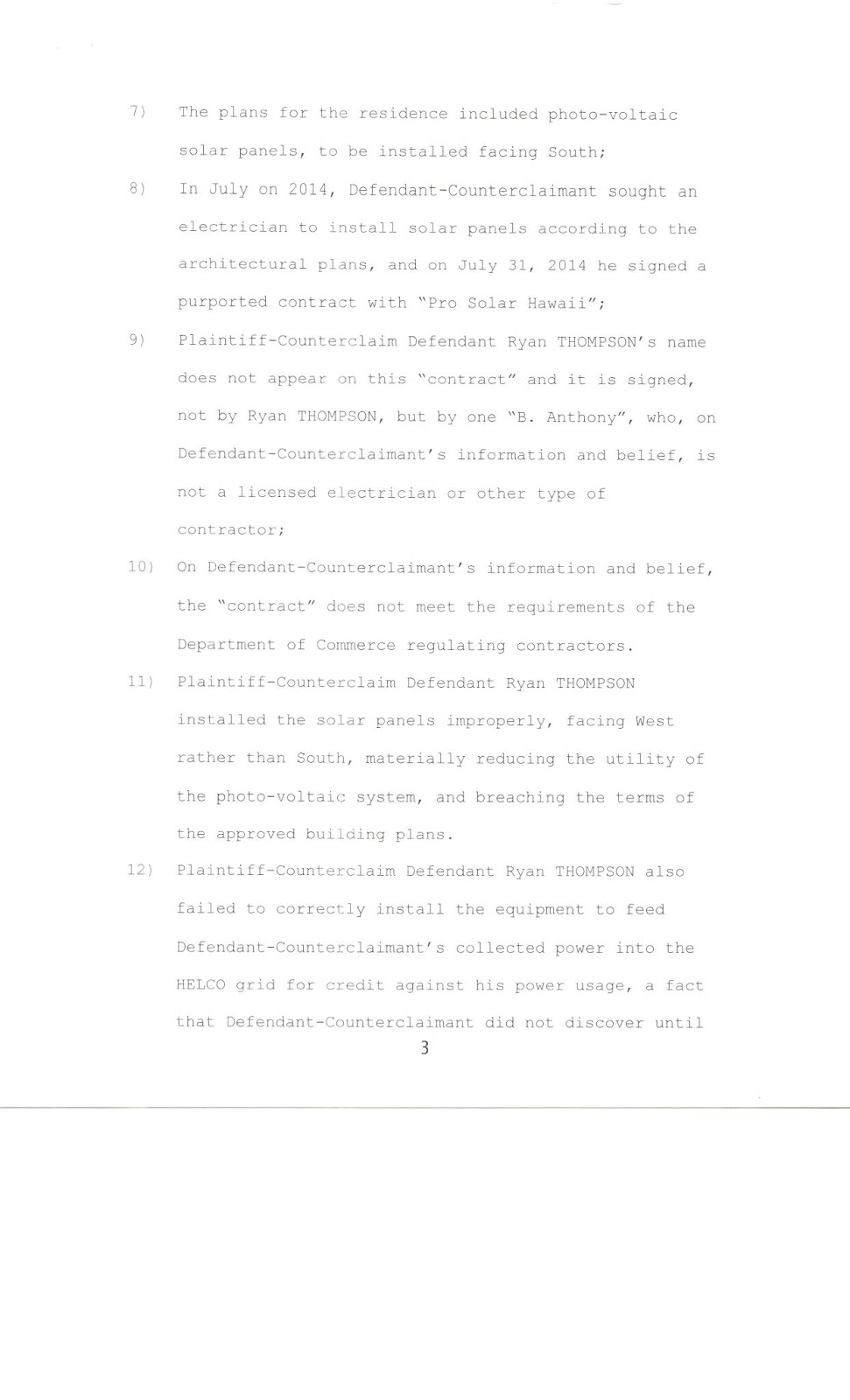 Pro Solar Hawaii Gets Sued By Customer For Libel Per Se ~ Hawaii Solar ...