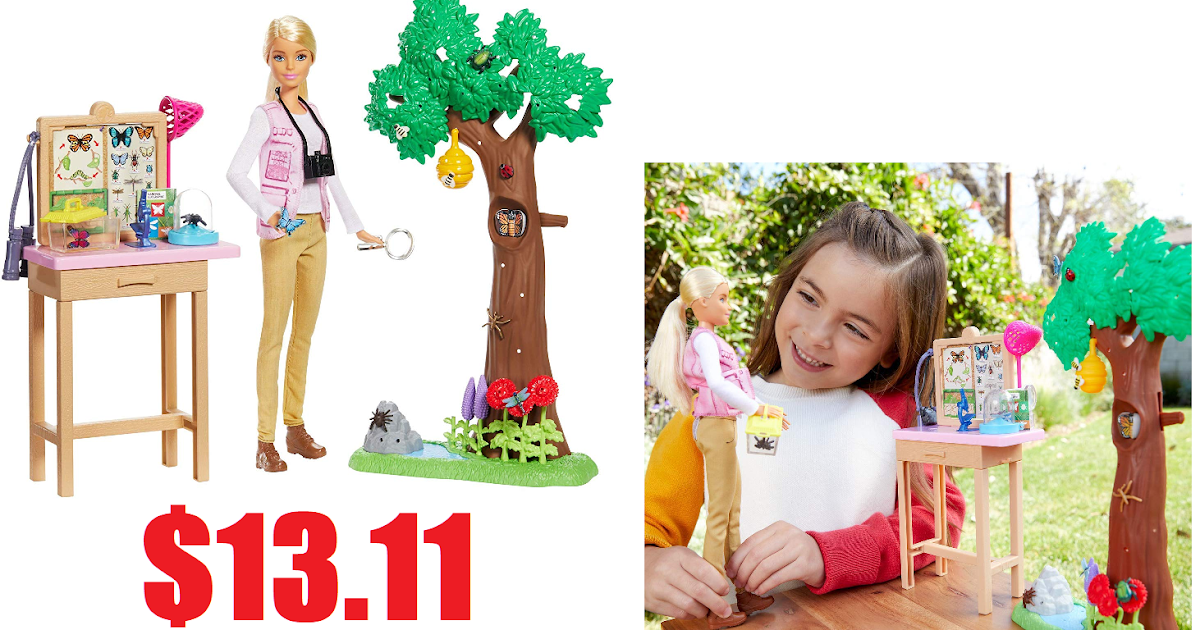 Barbie Entomologist Doll & Playset $13.11 (Reg $29.99) + Free Shipping ...