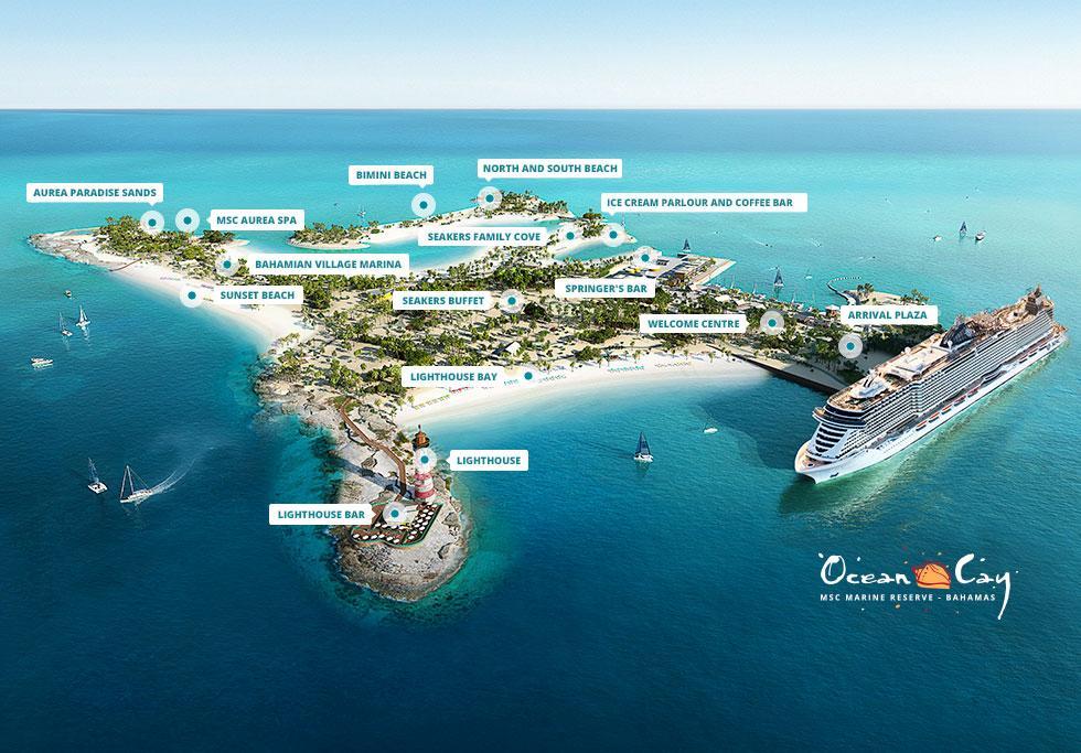 MSC Cruise Unviels More Details on their Private Island - Ocean Cay ...