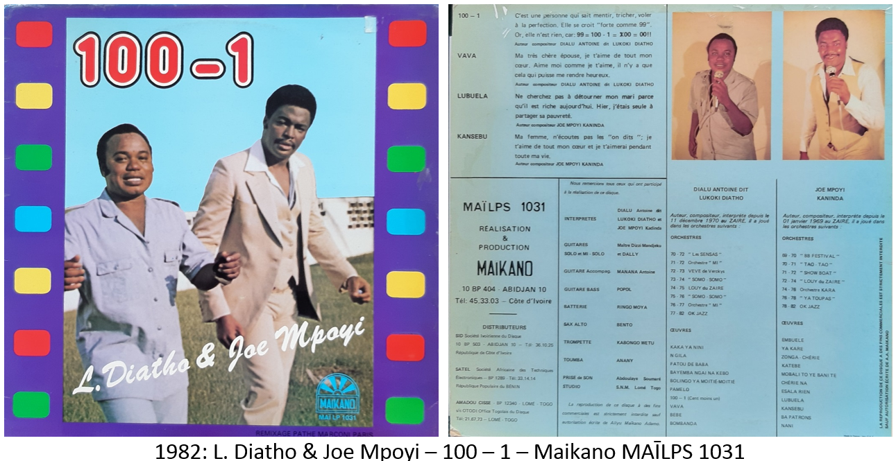 AfricOriginal: Djo Mpoyi: 1954 - 1993