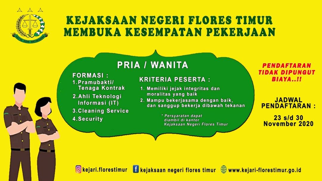 Lowongan Kejaksaan Negeri Flores Timur TERKREATIF Lowongan Kejaksaan Negeri Flores Timur TERKREATIF