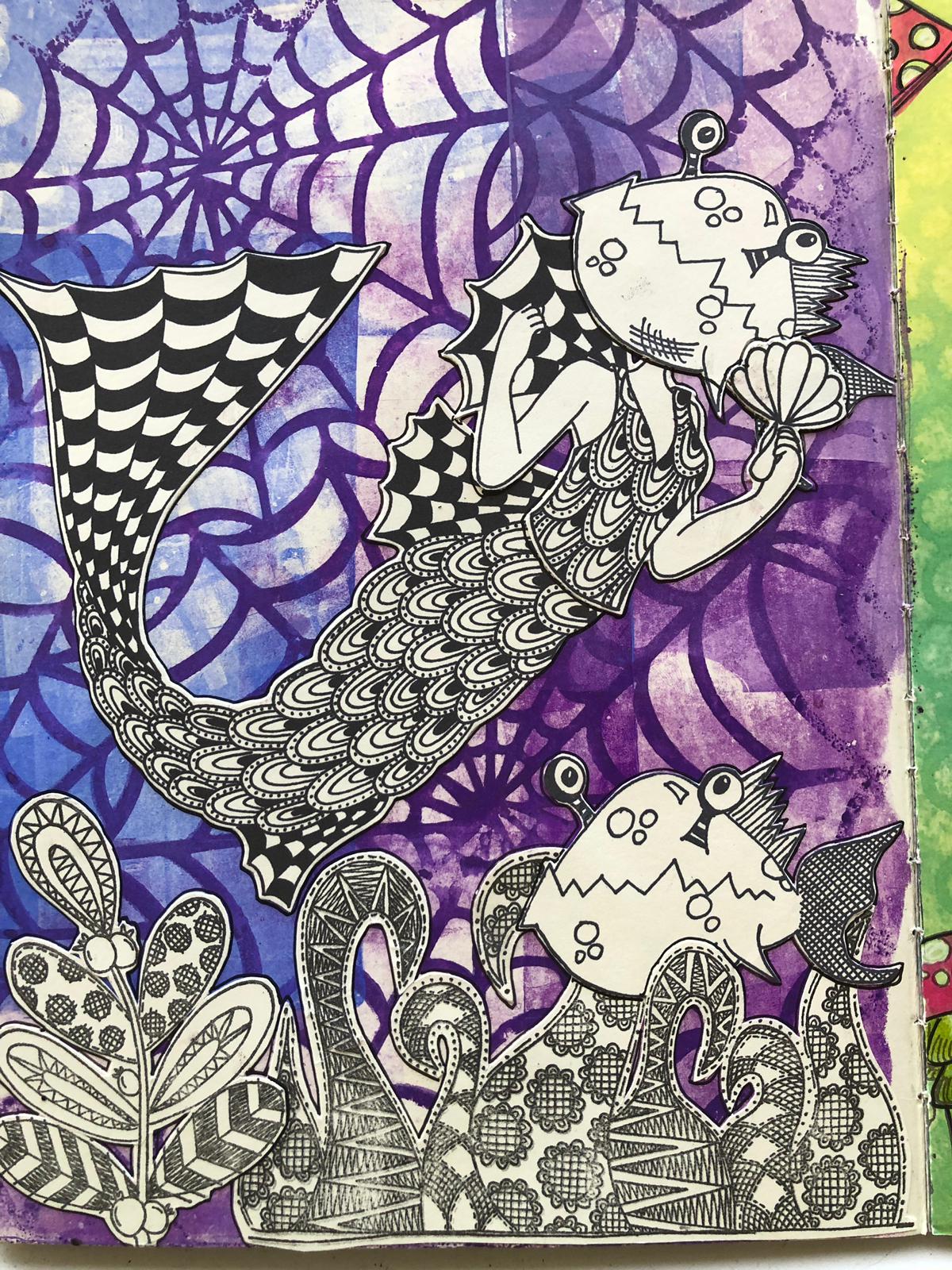 Dylan's Blog: Dylusions Journal Page Samples Featuring the New ...